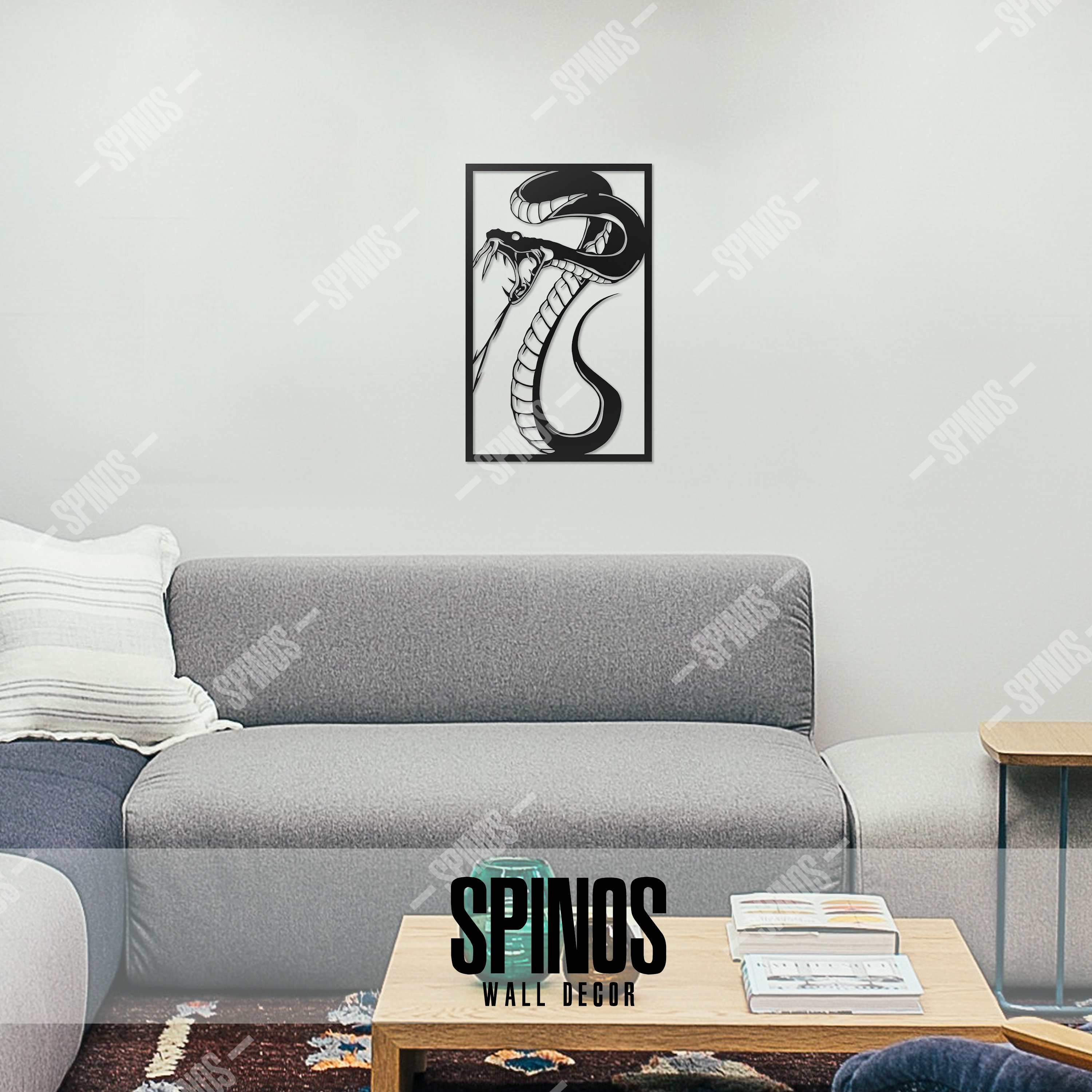 Snake Wood Wall Decor Viper Wall Art Serpent Sign | Etsy