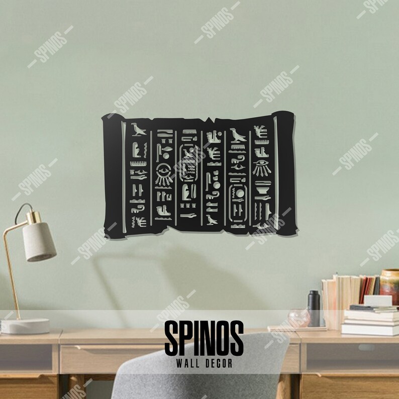 Egypt Papyrus Wall Art Sumerian Tablet Wall Decor | Etsy