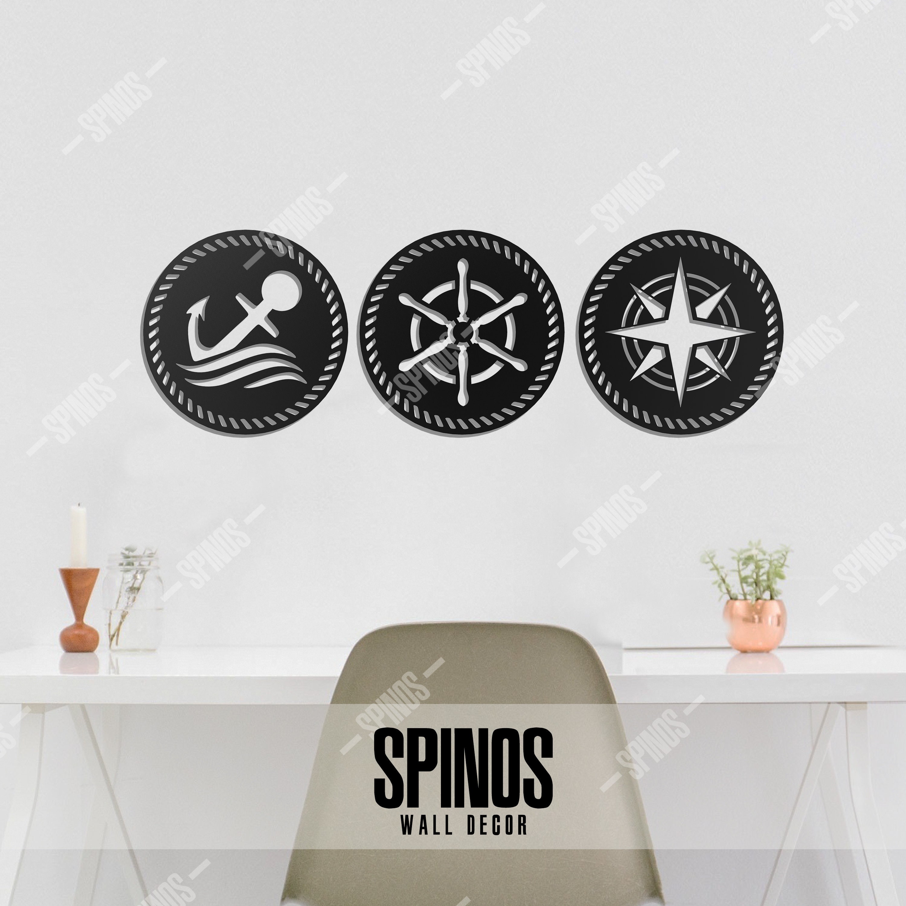 Sailor Wall Art Seaman Wall Decor Pirate Symbols Nursery - Etsy