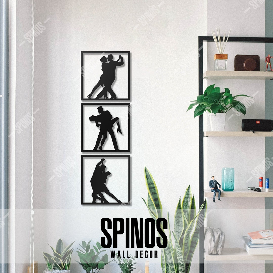 Tango Wood Wall Art: South American Dance Decor, 3-piece Set - Etsy