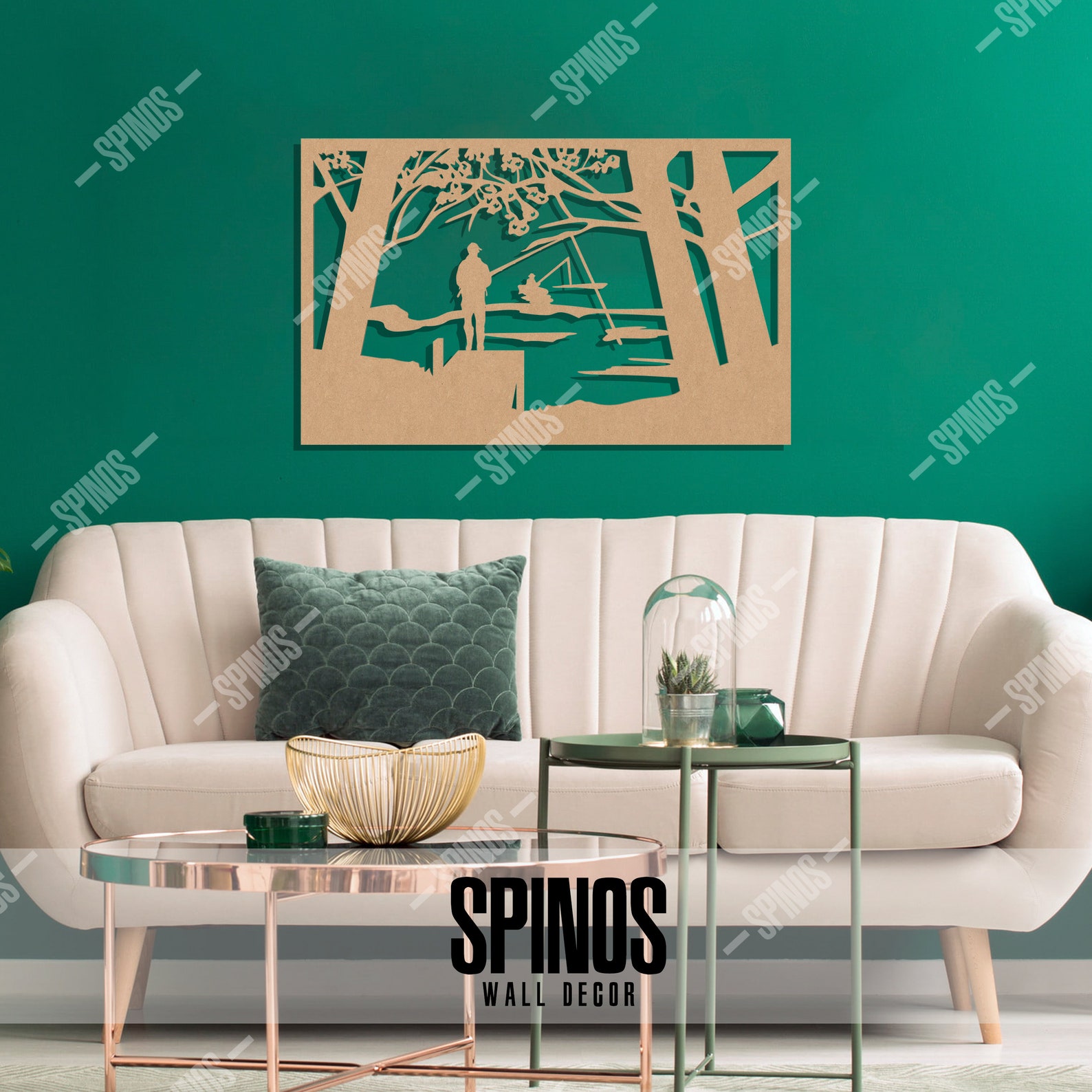 Fisherman Wood Wall Decor Fishing Wall Art Gift for Fisher | Etsy