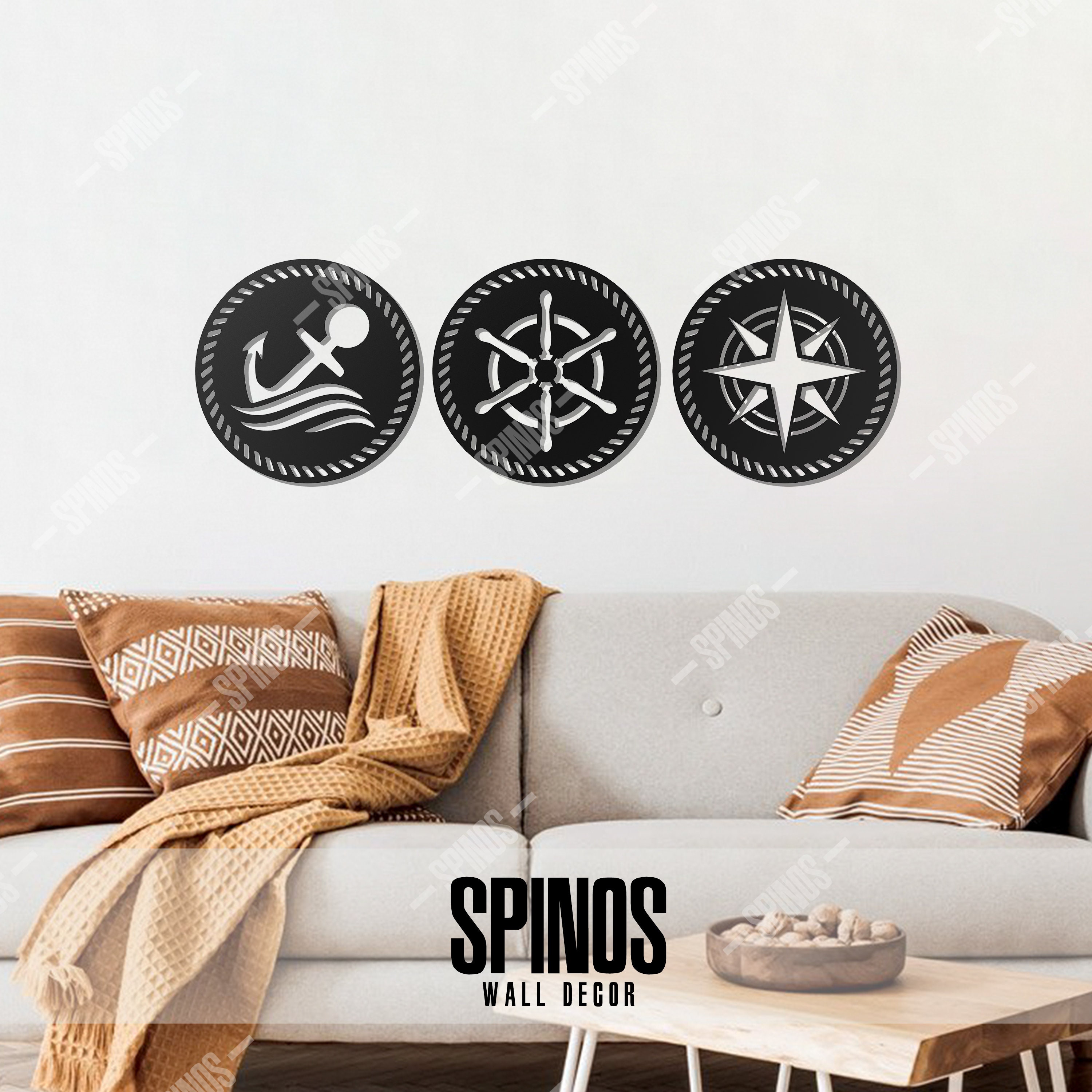 Sailor Wall Art Seaman Wall Decor Pirate Symbols Nursery - Etsy