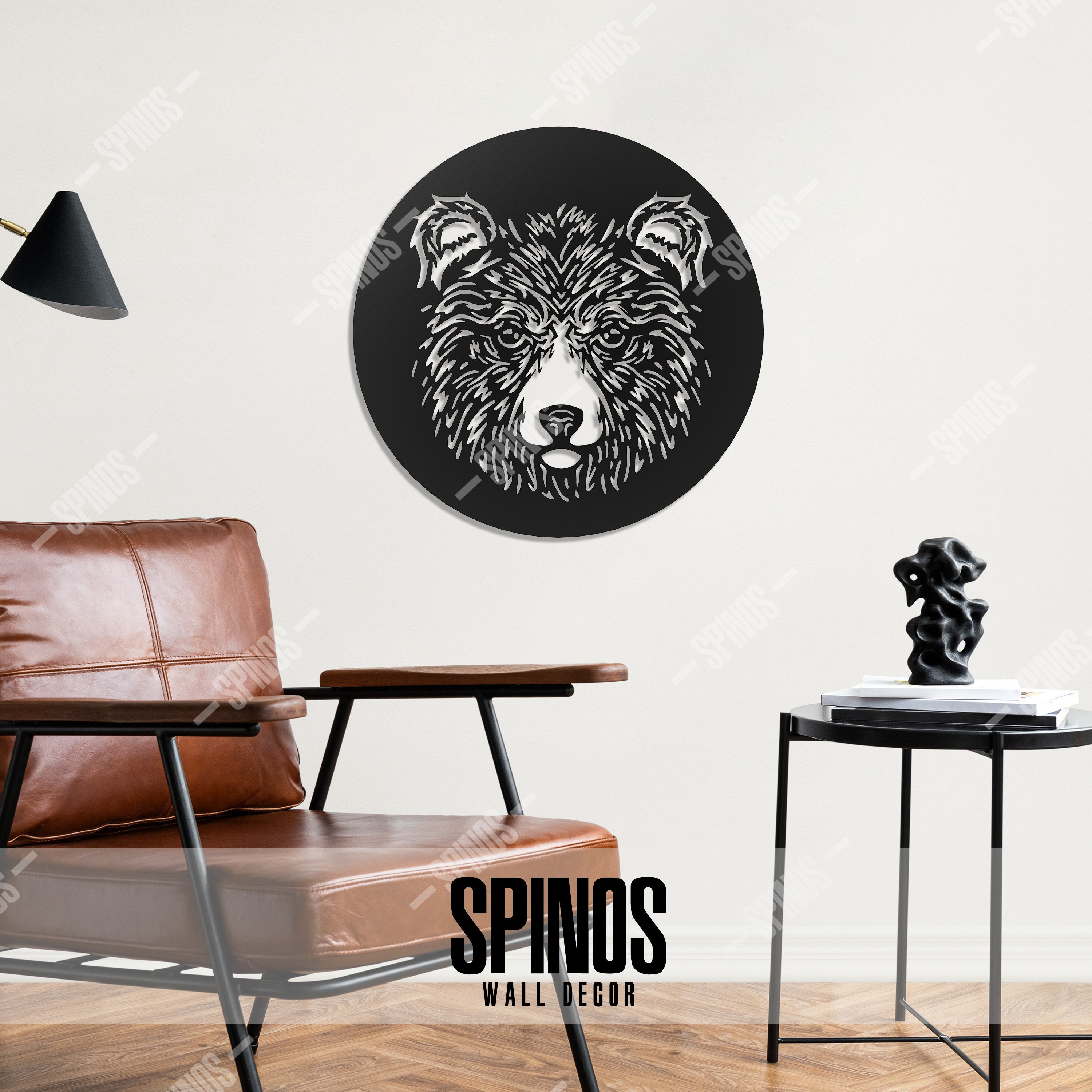 Bear Wood Wall Decor Grizzly Bear Wall Art Wildlife Wall - Etsy