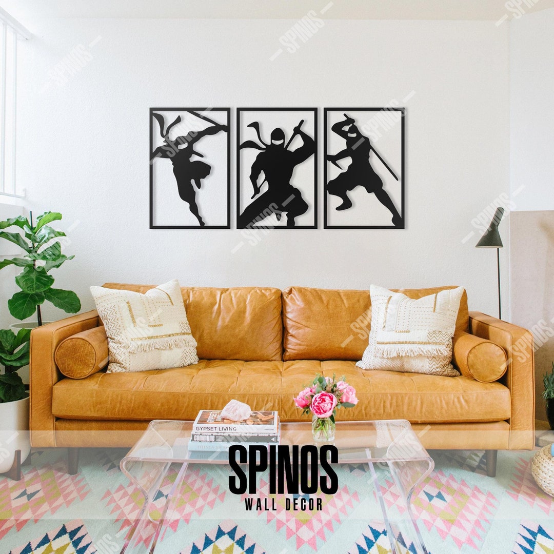 Ninja Wall Decor - Shinobi Wall Art - Assassin Wall Sign - Nursery ...