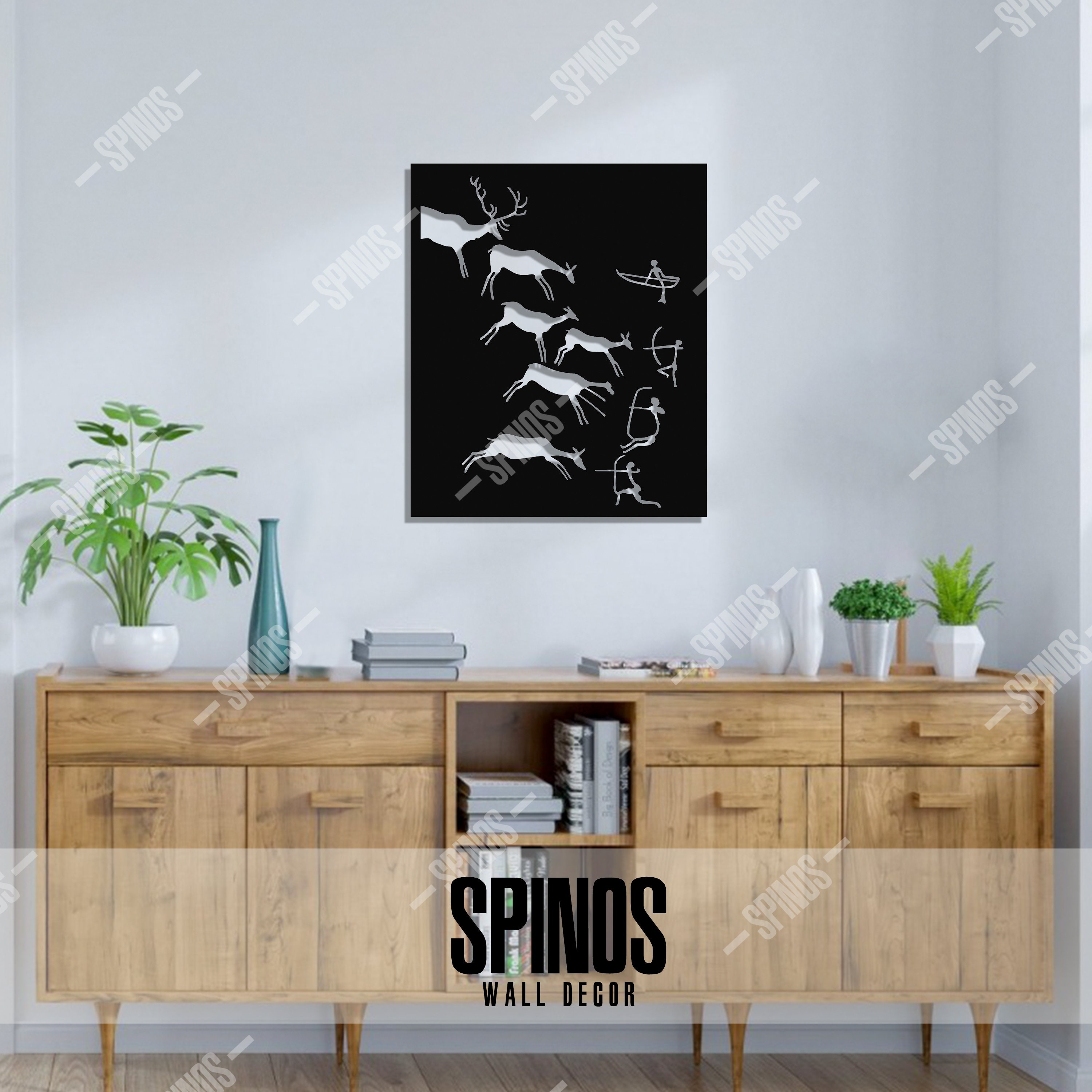 Paleolithic Cave Painting Wood Sign: Ancient Wall Decor - Etsy UK