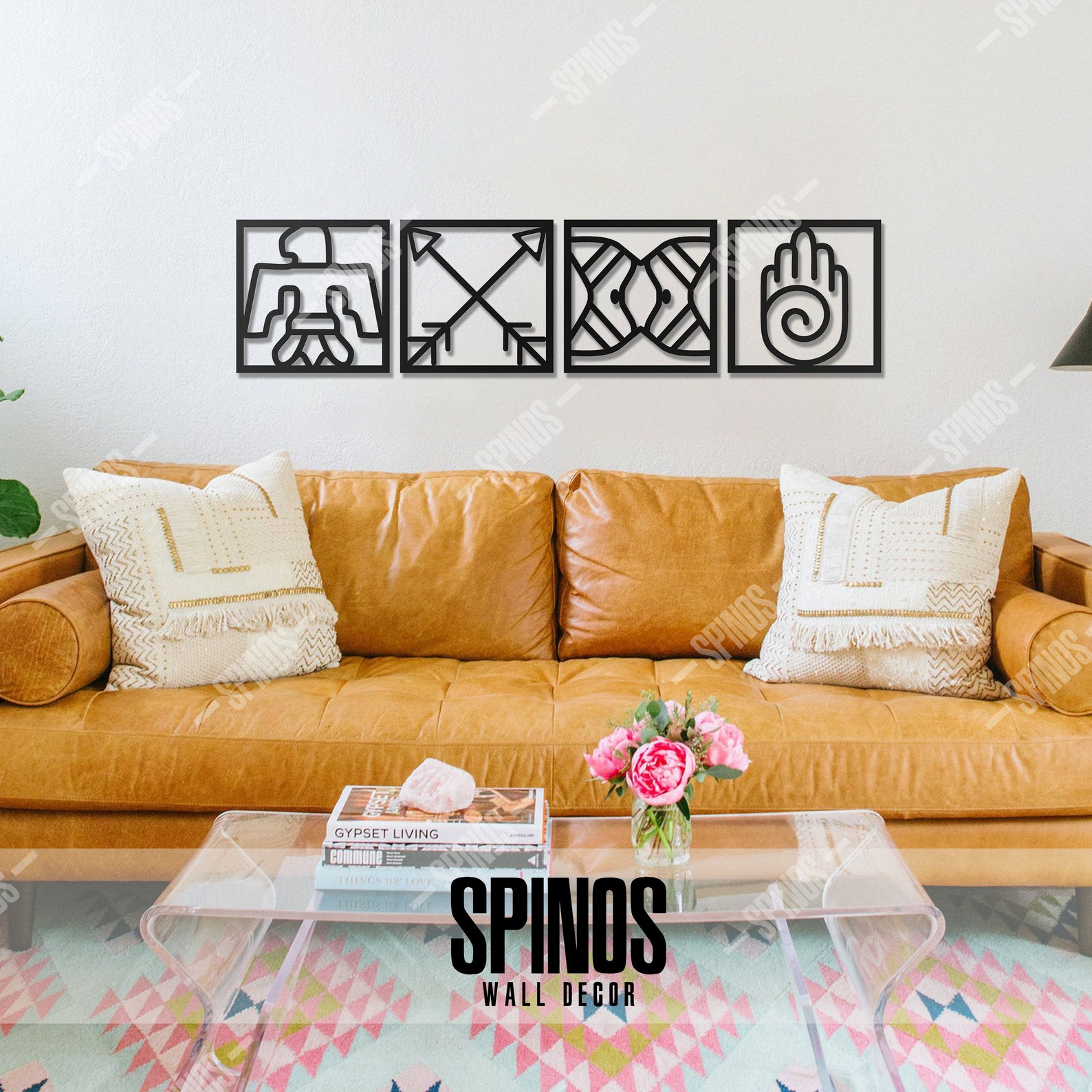 Native American Wood Wall Decor Amerindian Symbols - Etsy