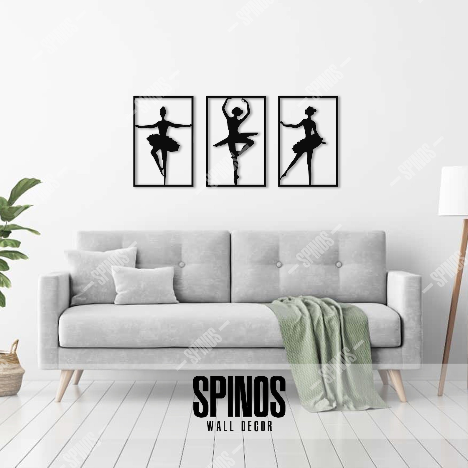 Ballerina Wood Wall Decor: 3 Piece Ballet Dance Sign - Etsy