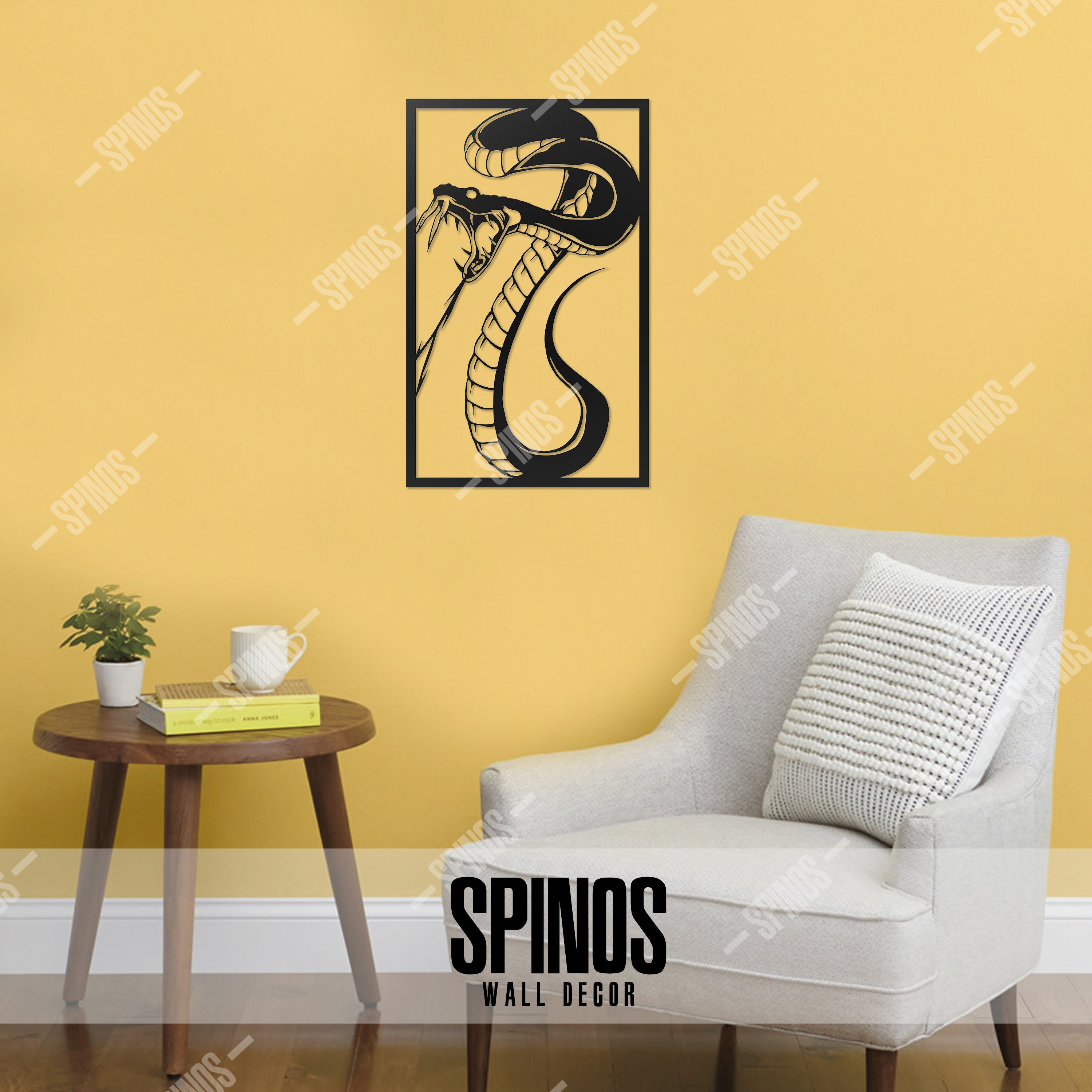 Snake Wood Wall Decor Viper Wall Art Serpent Sign | Etsy