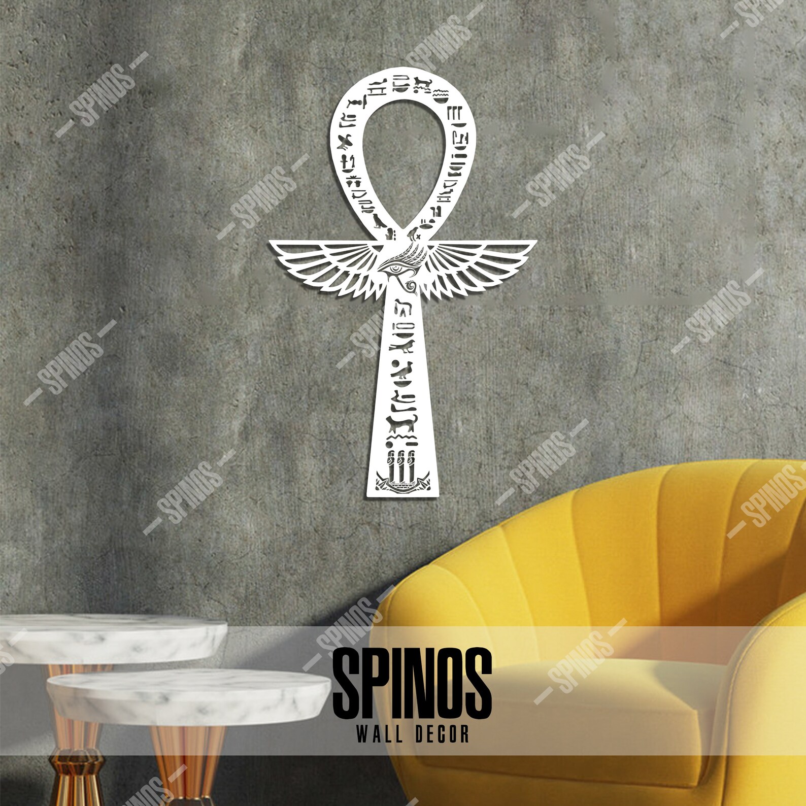 Ankh Wood Wall Decor Key of Life Sign Ancient Egyptian Art | Etsy