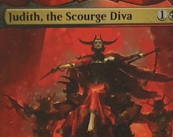 Mtg Altered Art Card Judith, the Scourge Diva - Etsy