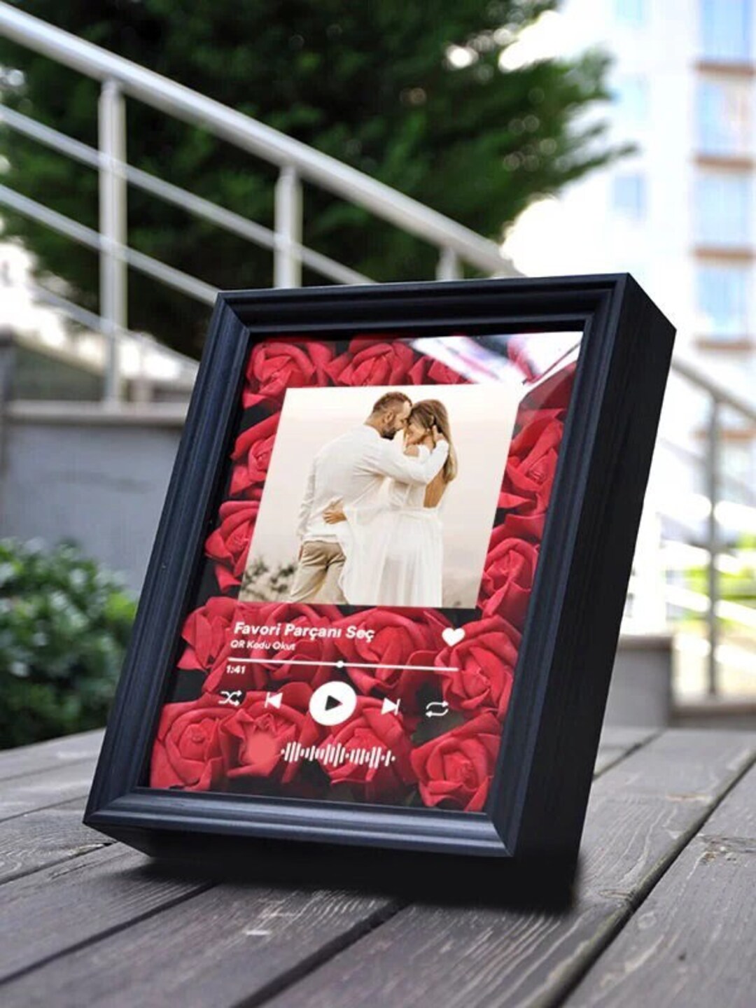 Song Plaque Photo Frame, Personalized Album Cover, Valentine's Day ...