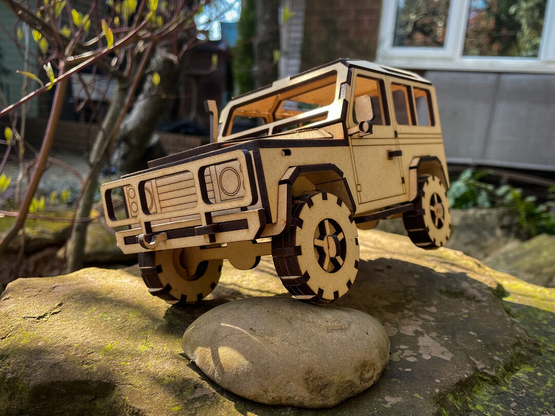 4X4 off Road SUV Car Truck Defender 3D Model Figurines Puzzle Kit DIY ...
