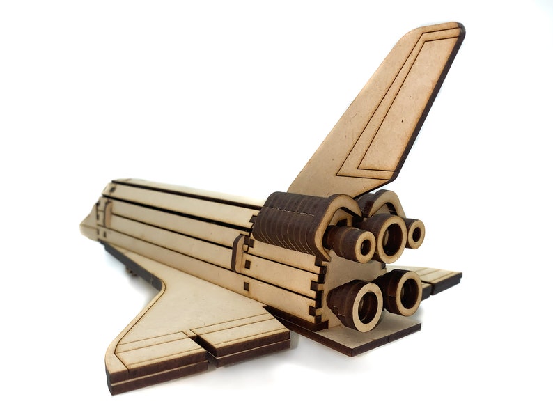 Space Shuttle 3D Model DIY Kit Gift - Etsy