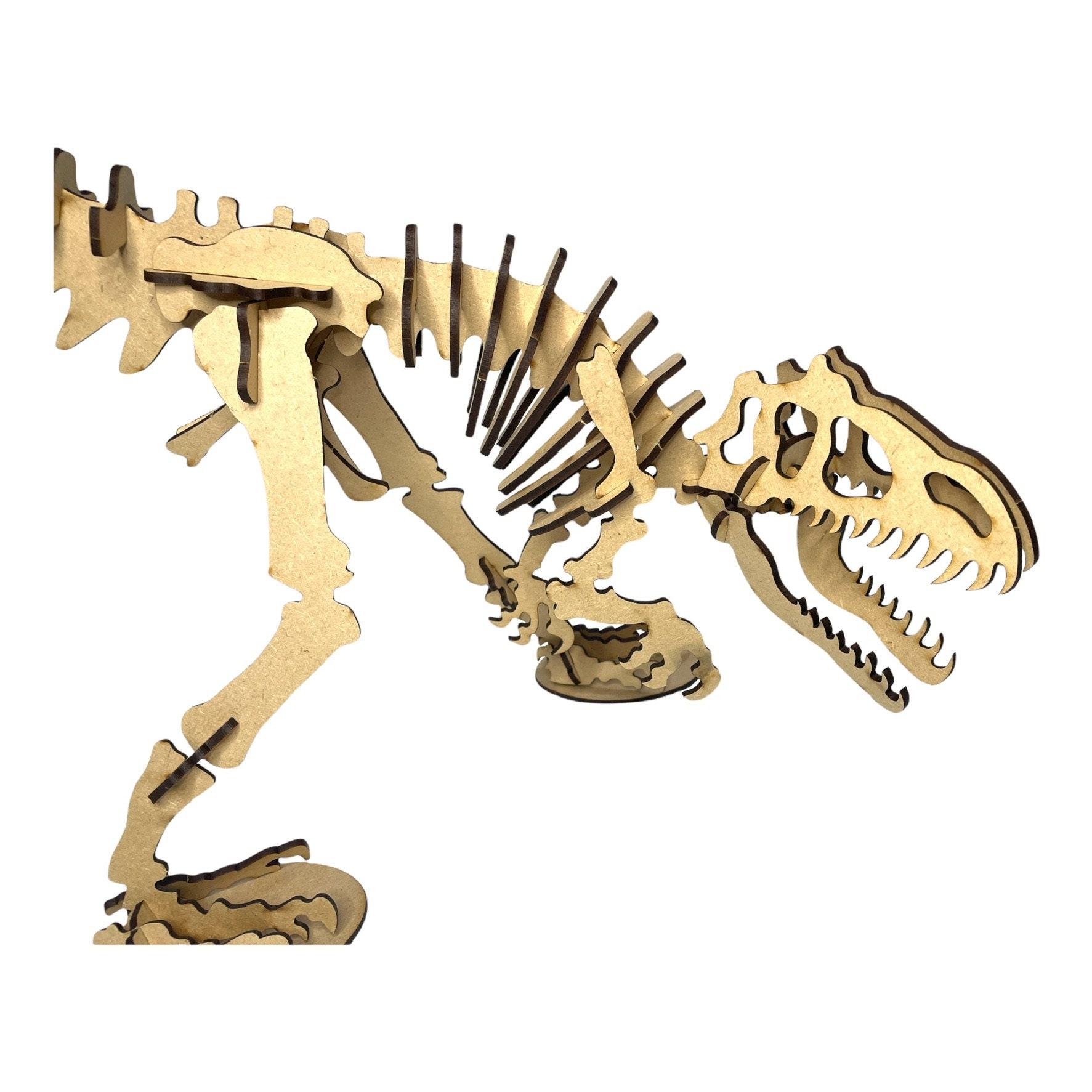 T-REX 60CM Dinosaur 3D Model Figurines Puzzle Kit DIY Gift Toy Wooden ...