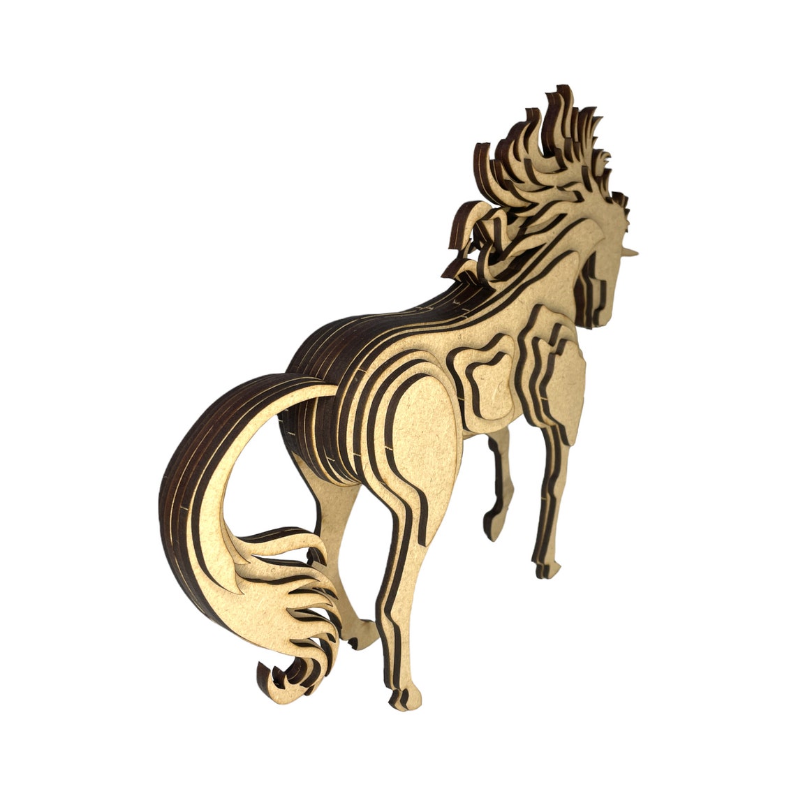 Unicorn 3D Model Figurine DIY Kit Gift Girl Boy Toy Magic | Etsy