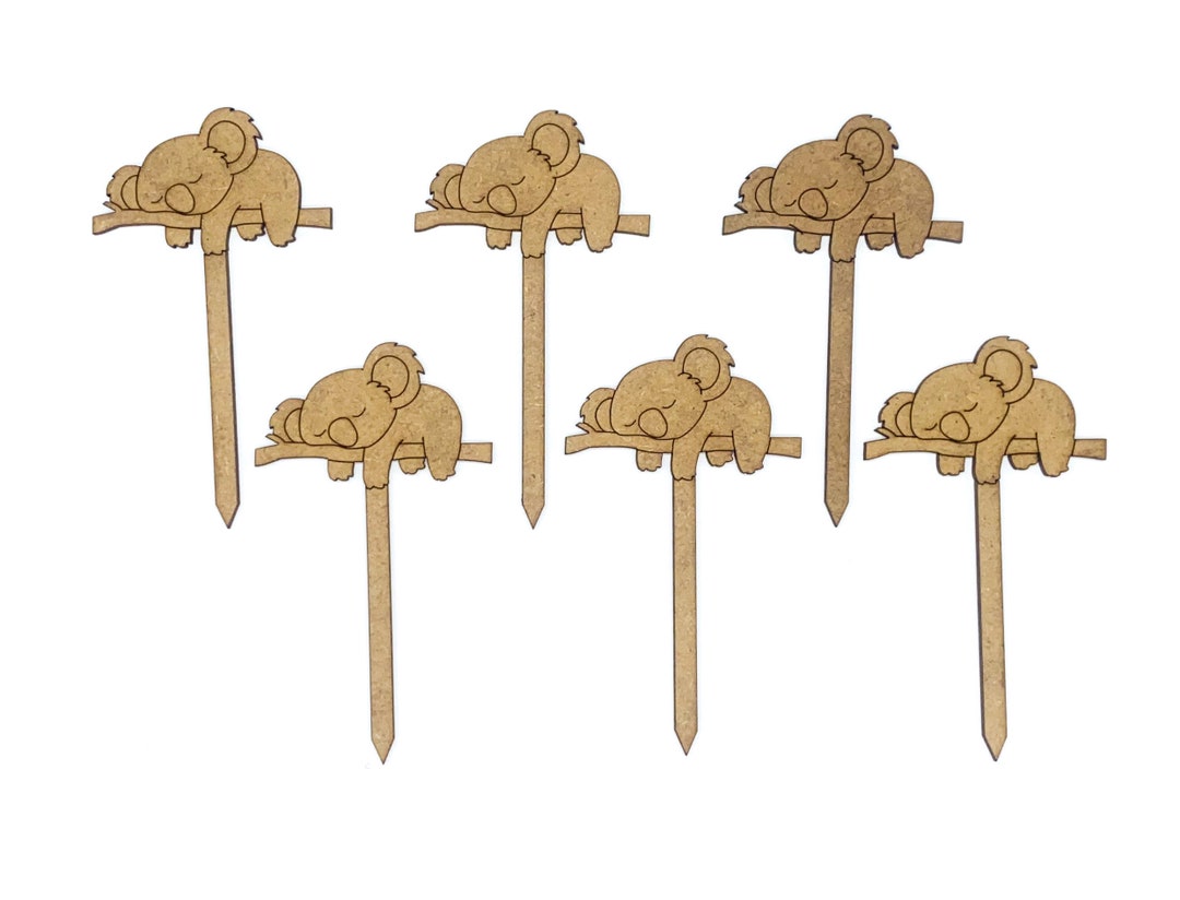 6x Koala Cupcake Cake Toppers Decoration - Etsy
