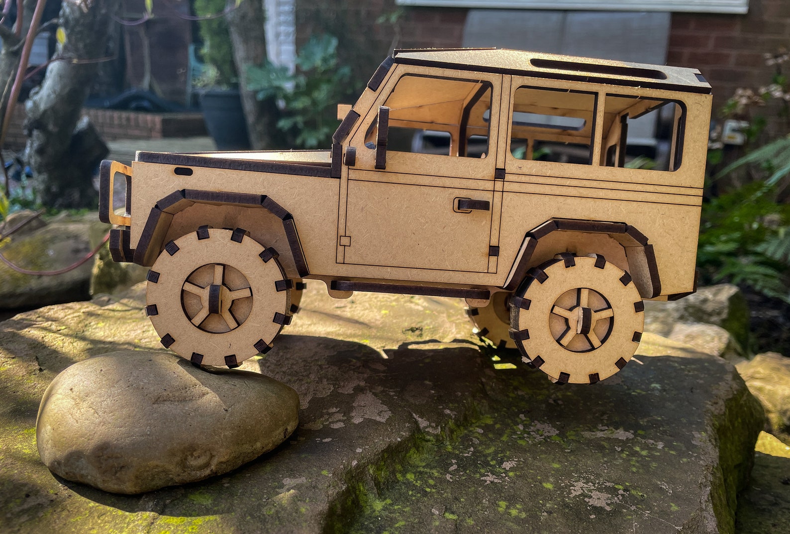 4X4 off Road SUV Car Truck Defender 3D Model Figurines Puzzle Kit DIY ...