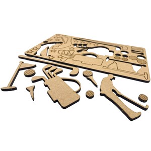 Golf Sport 1cm -10cm Mdf Laser Cut Shapes Decorations - Etsy