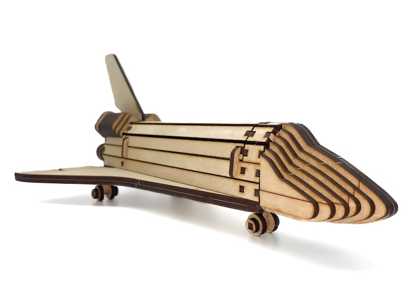 Space Shuttle 3D Model DIY Kit Gift - Etsy