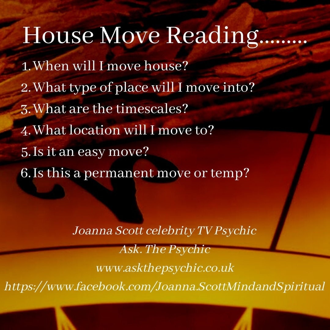 Top TV Psychic - House Move Reading - Etsy