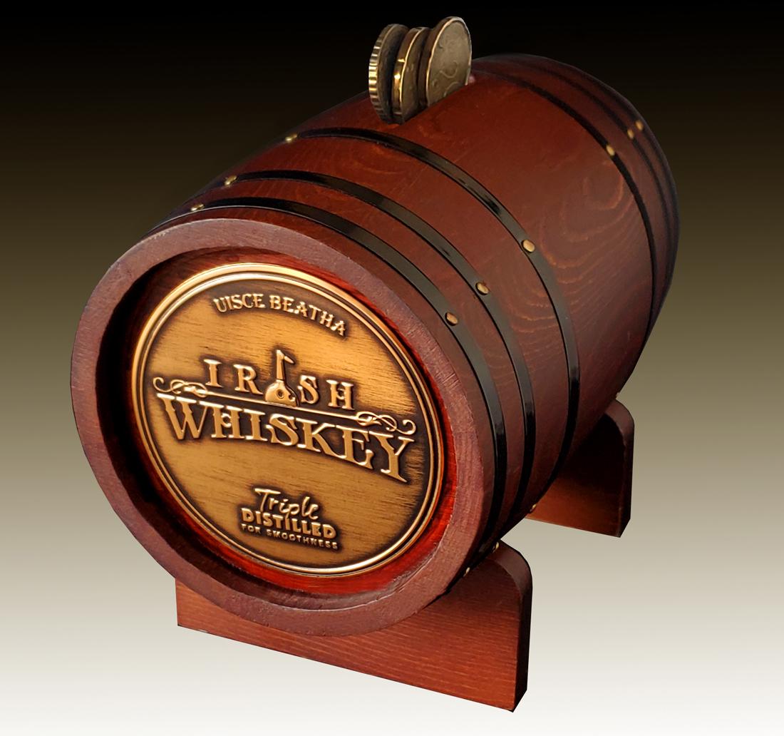 Whiskey Coin Bank Barrel - Etsy
