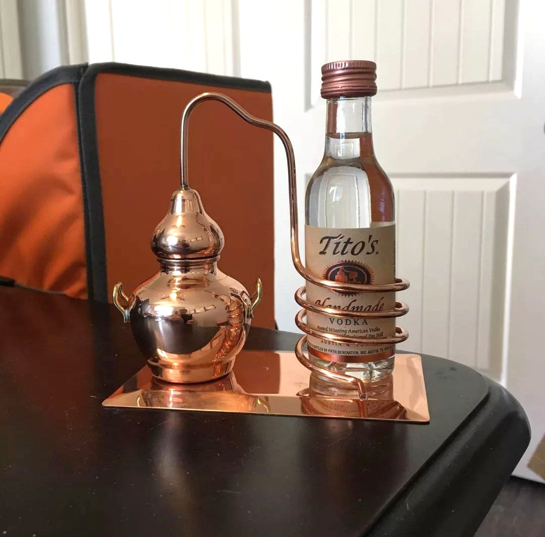 Miniature Copper Still Bottle Holder - Etsy