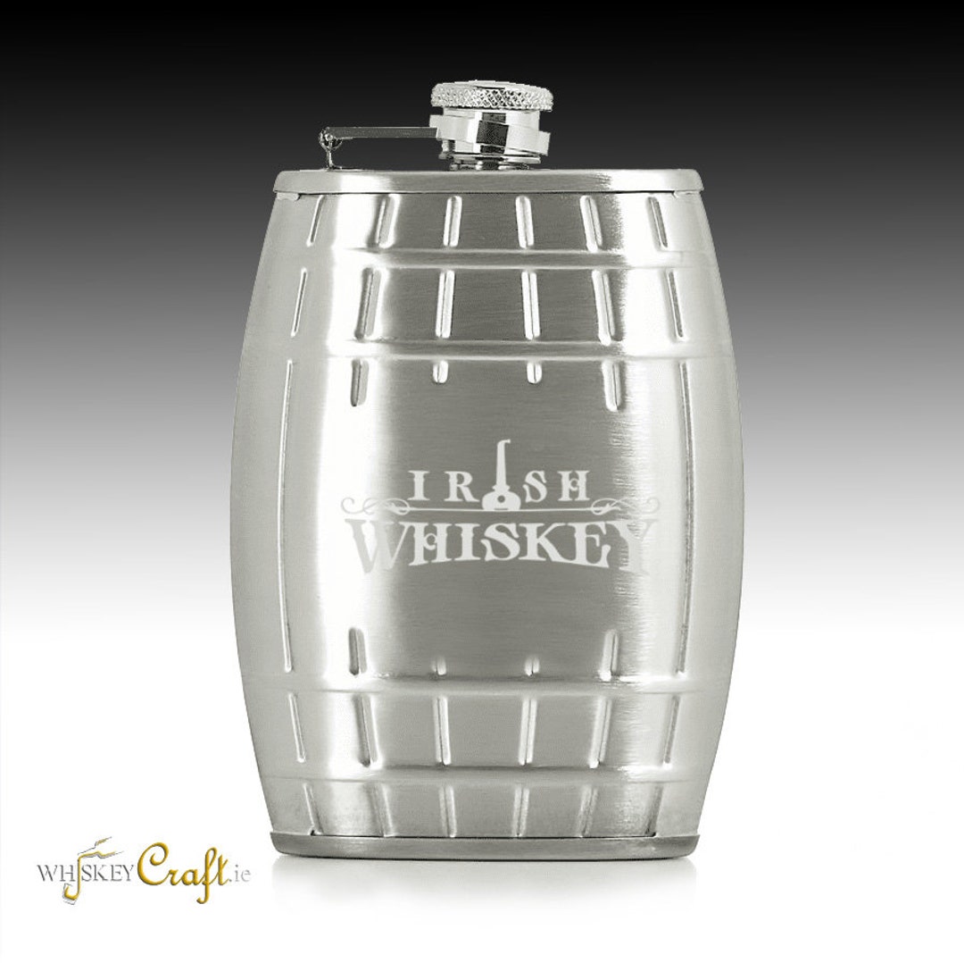 Irish Whiskey Barrel Hip Flask - Etsy