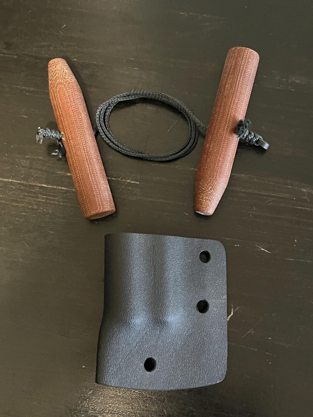 Canvas Micarta and Kevlar Garrote With Kydex Sheath - Etsy