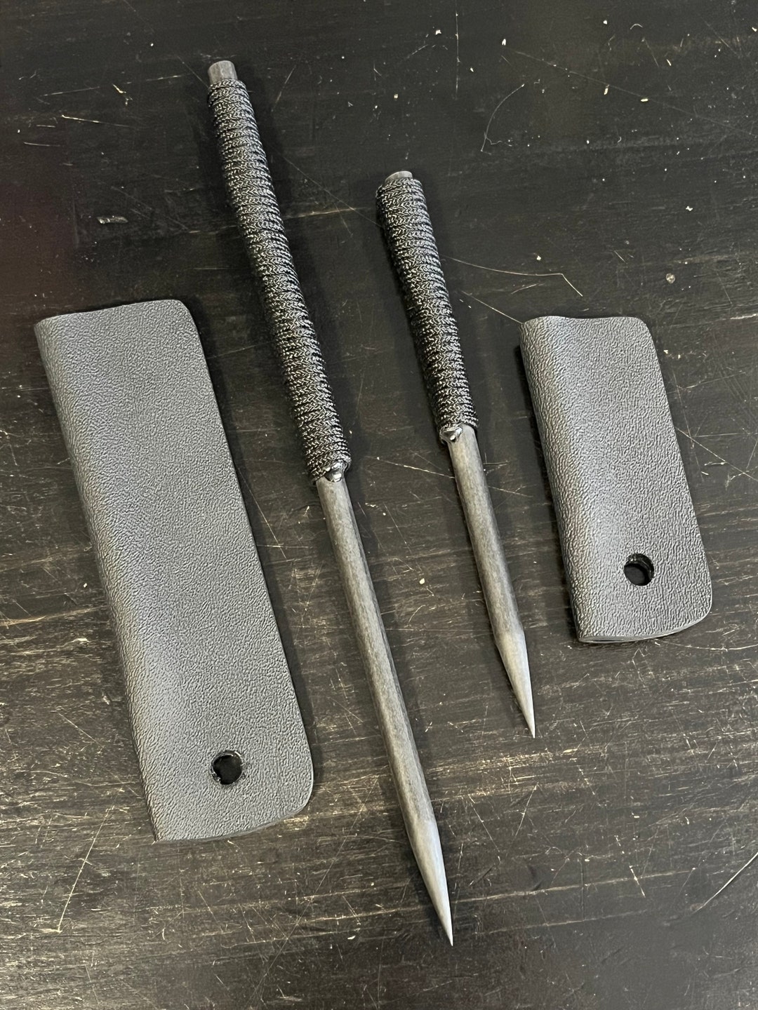 G10 Spike Set With Kydex Sheaths, NPE, G10 Marlin Spike Set - Etsy