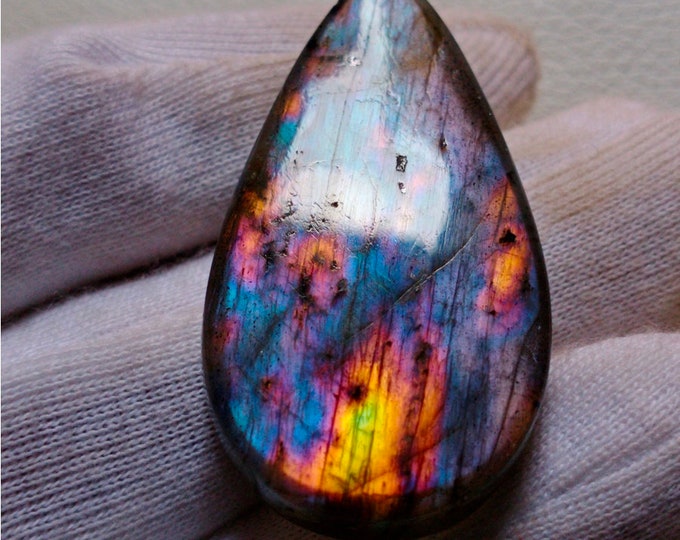 Amazing Unique Multi Rare Purple Fire Labradorite Cabochon Pendant ... Amazing Unique Multi Rare Purple Fire Labradorite Cabochon Pendant ...