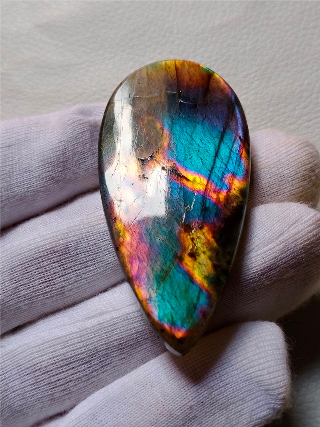 Likable Unique Multi Rare Fire Labradorite Cabochon Pendant Jewelry ...