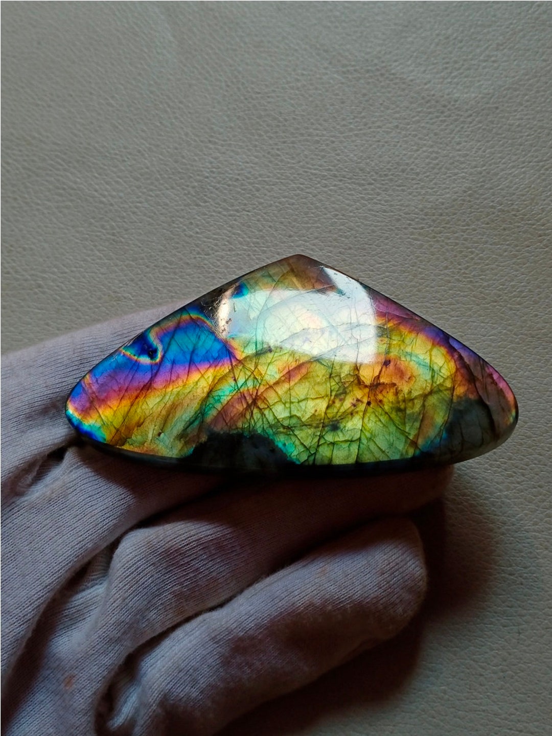 Likable Unique Multi Rare Yellow Flashy Labradorite Cabochon, Pendant ...