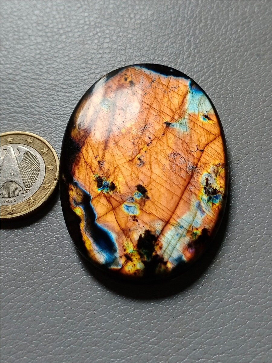 Gorgeous Unique Multi Rare Yellow Flashy Spectrolite - Etsy
