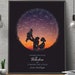 Birth Poster Custom Star Map Night Sky Print by Date - Etsy