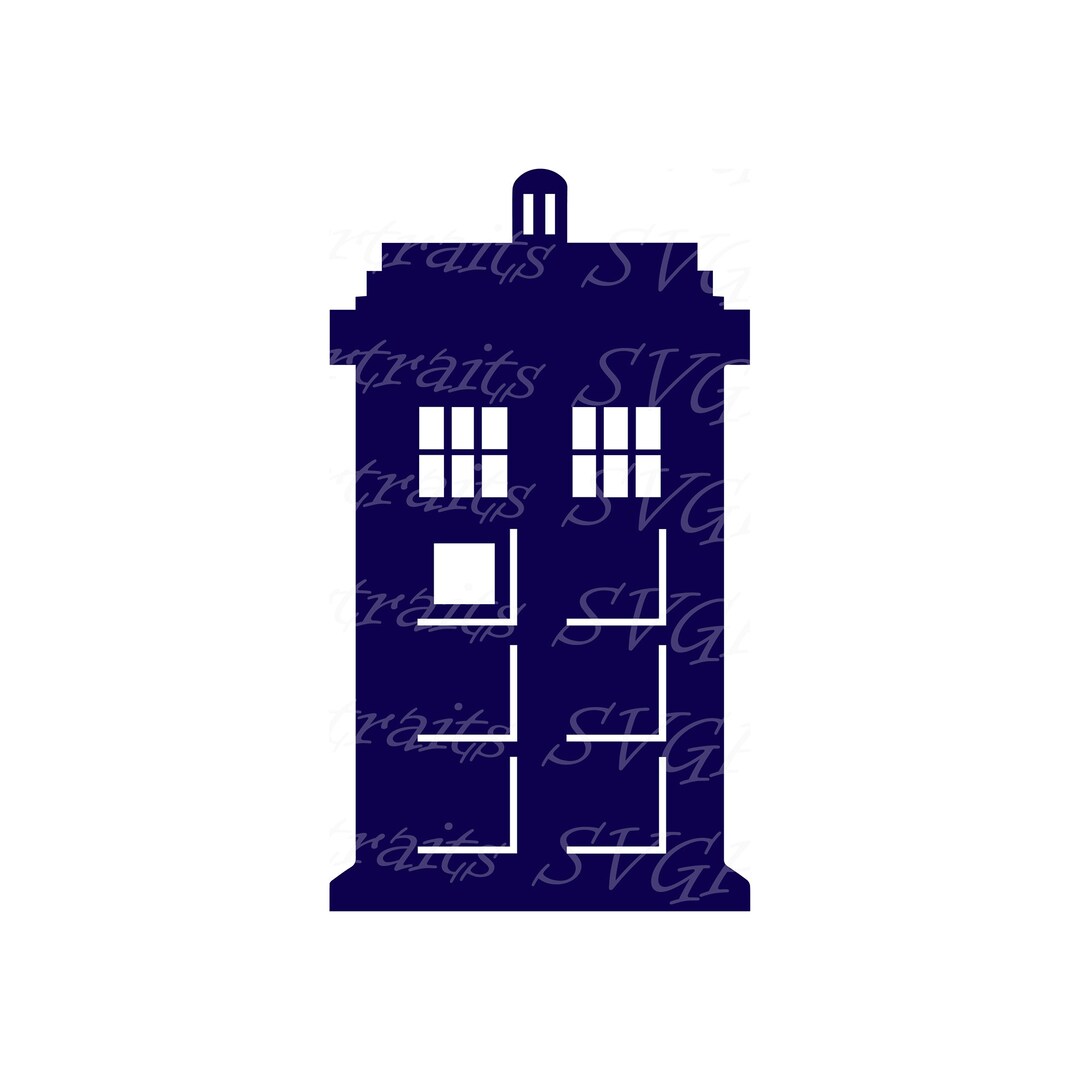 Dr Who Tardis SVG DXF Png Pdf Jpg Eps Vector Files | Doctor Who Svg ...
