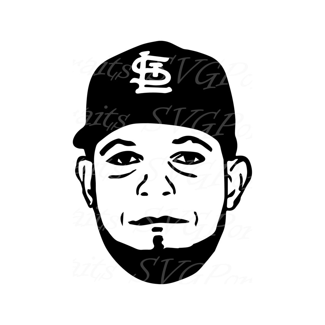 Yadier Molina SVG DXF Png Pdf Jpg Eps Vector Files | Yadier Molina Face ...