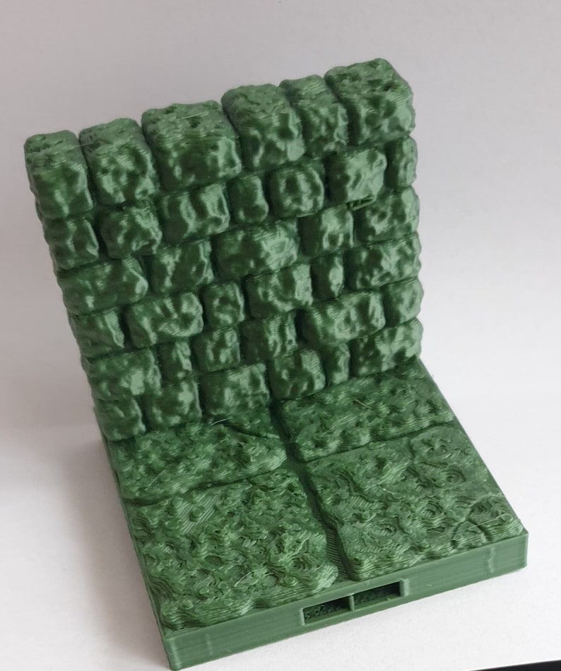 3D Printed Wall With Base Plate Material Made of PLA Filament - Etsy