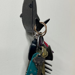 Steel Fish Hook - Wall Hanger Handmade on Cape Cod Steve Swain Original ...