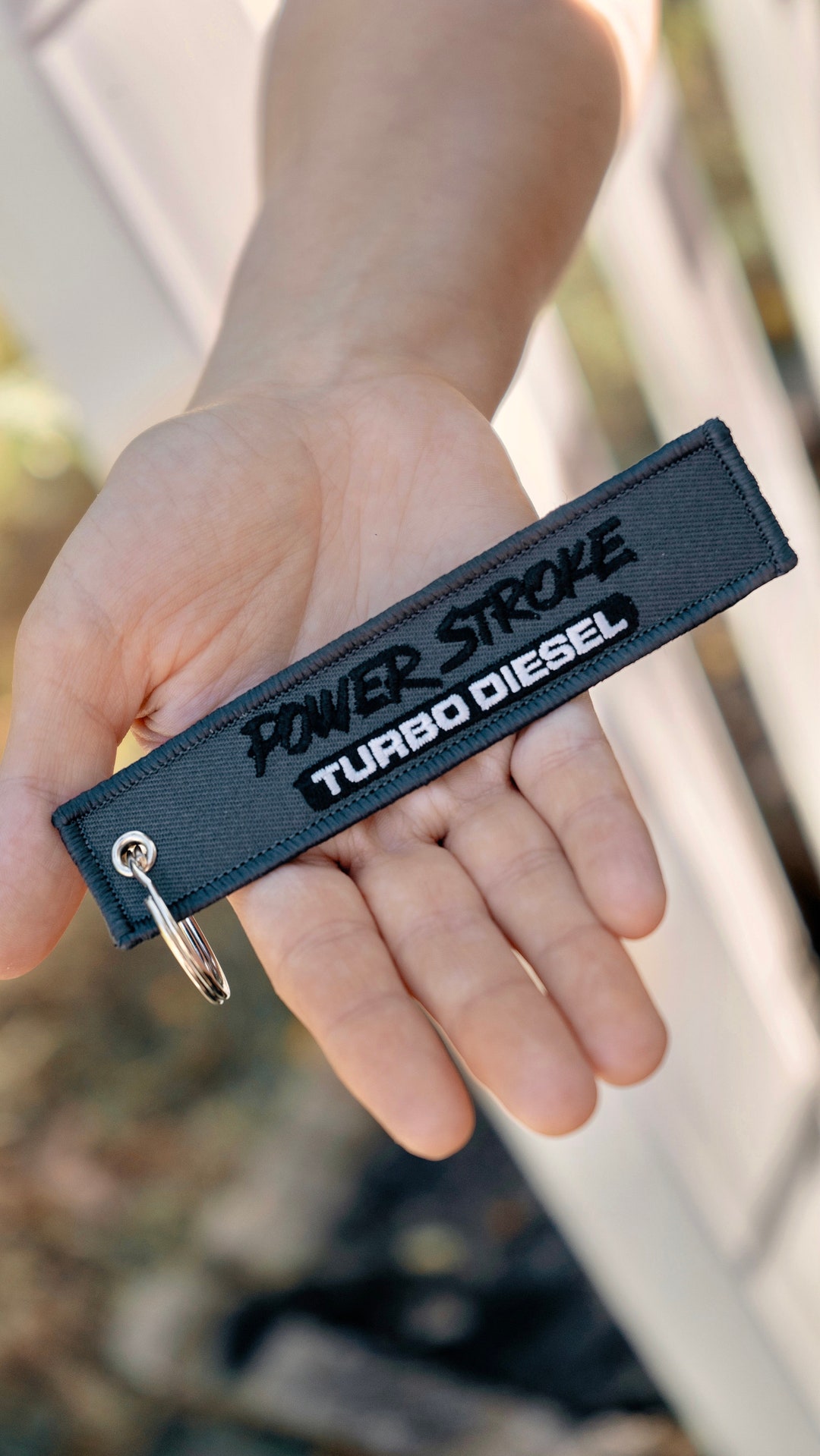 Powerstroke Keychain Tag - Etsy