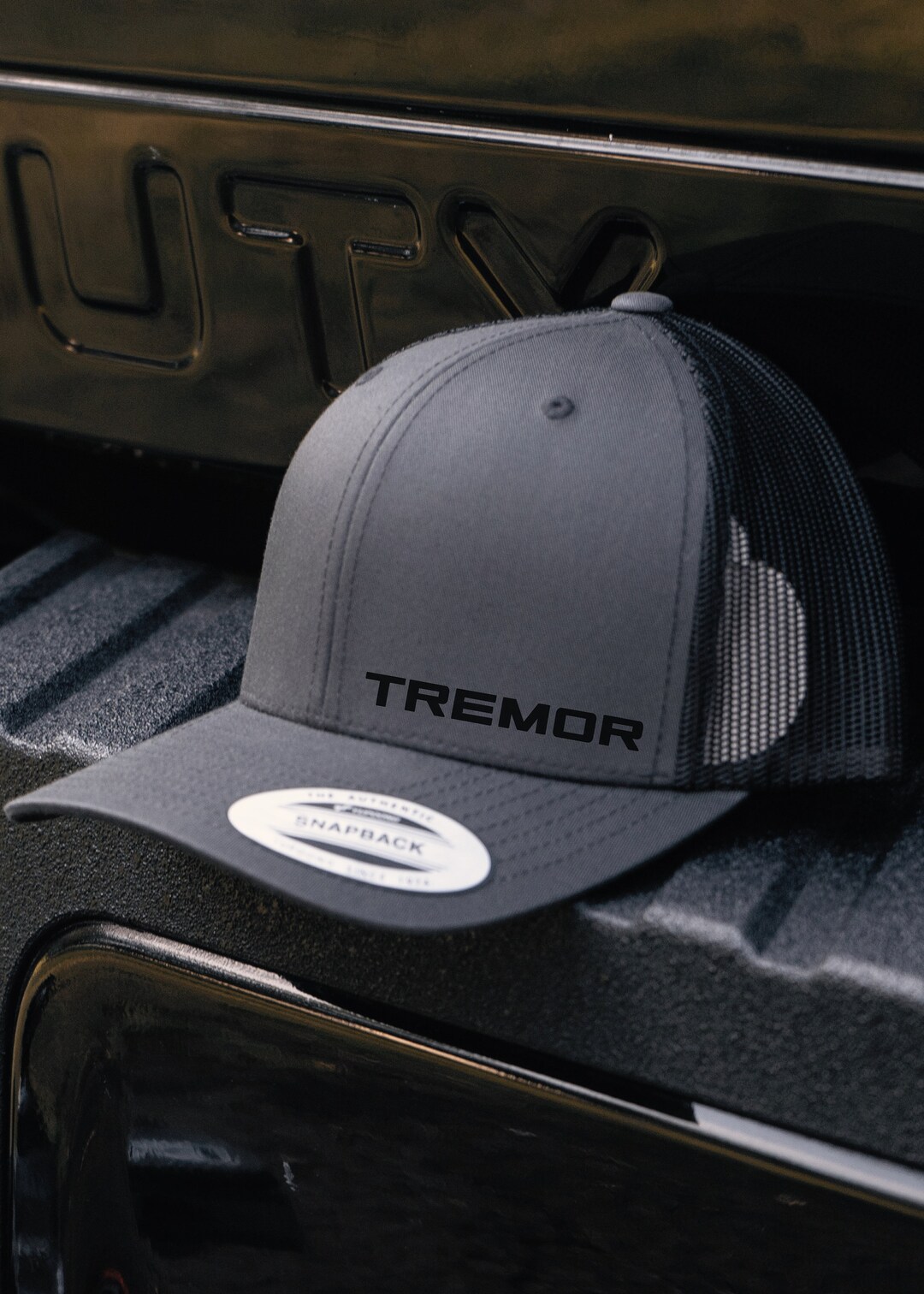 Tremor Pickup Powerstroke Hat Retro Black/charcoal - Etsy
