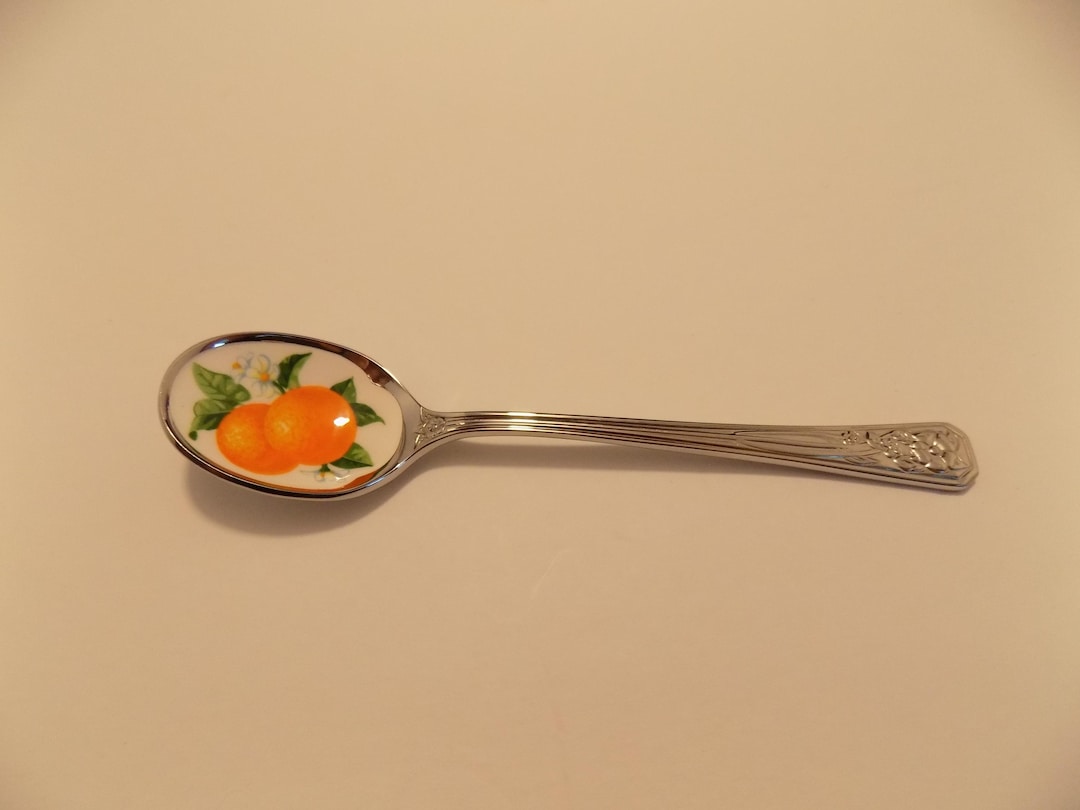 Vintage Avon Nature's Best Collector's Spoon With Oranges -sugar, Jam ...
