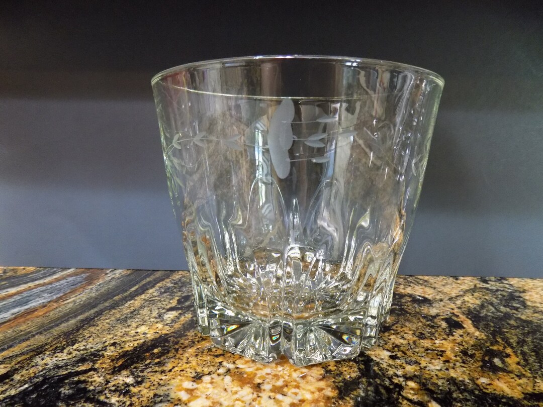 Vintage Princess House Heritage Pattern Lead Crystal Ice Bucket ...