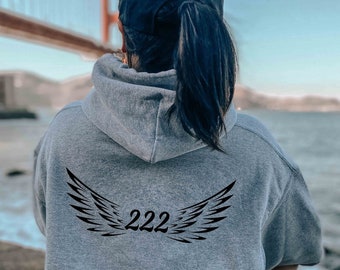 222 Aesthetic Hoodie - Etsy