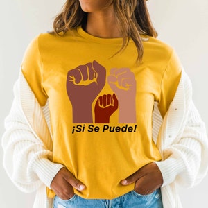 Cesar Chavez Shirt Si Se Puede Cesar Chavez Day Shirt Gift Yes We Can ...