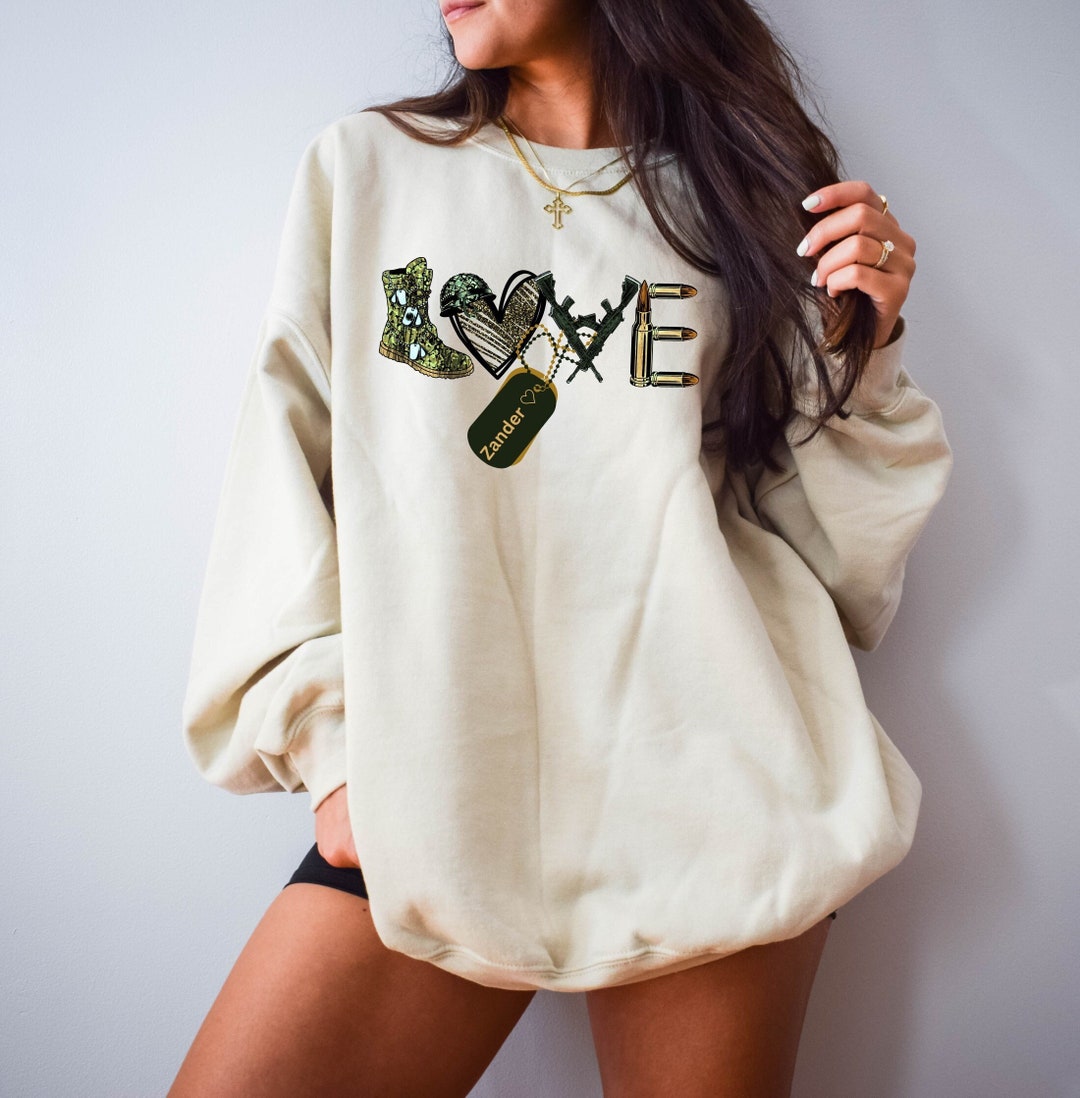 ARMY GIRLFRIEND Army Personalized Army Girlfriend Shirt - Etsy