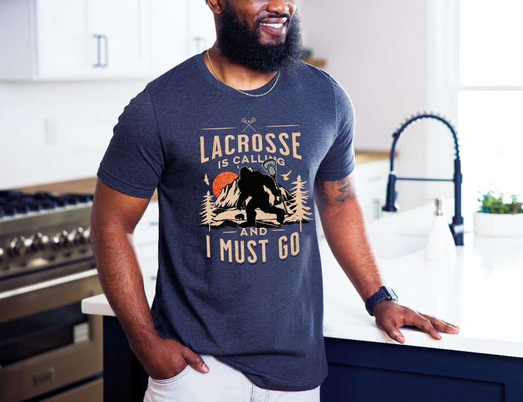 Lacrosse Shirt,funny Lacrosse Shirt Gift for Dad Funny Bigfoot Shirt ...
