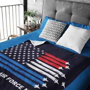 Personalized Air Force Blanket,air Force Blanket Personalized,air Force ...