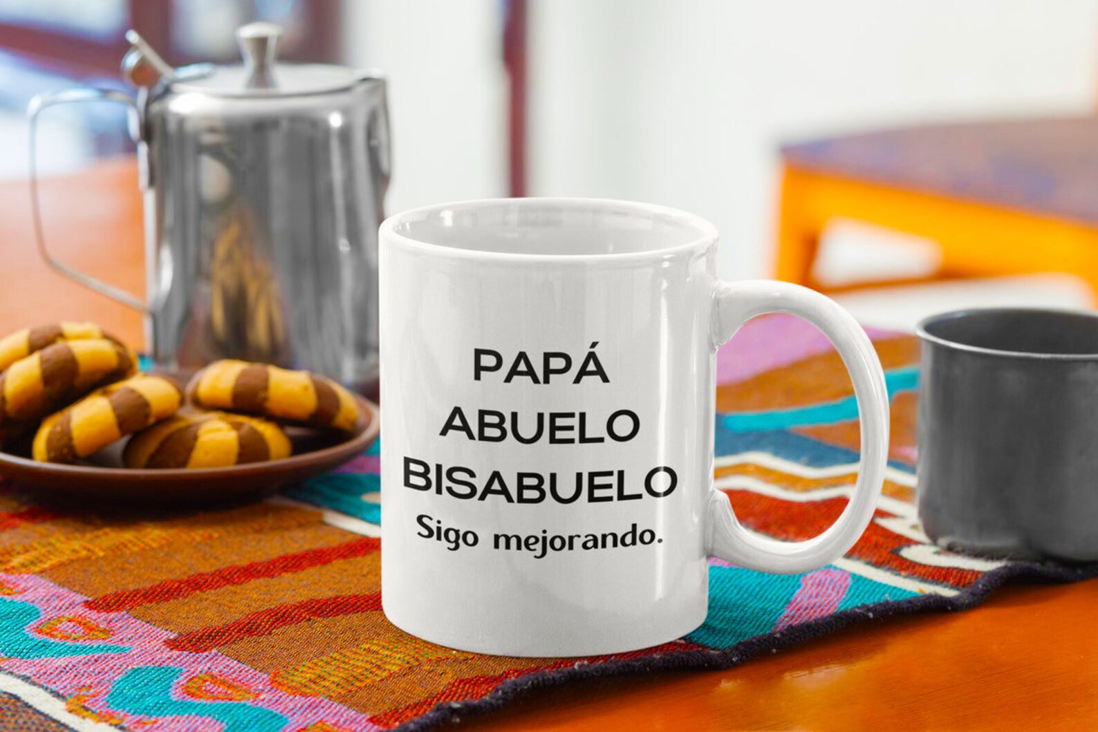 Bisabuelo Mug, Spanish Great Grandpa Gift, Baby Announcement Mug ...