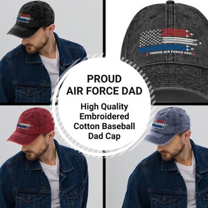 Air Force Cap, Air Force Dad Cap,baseball Cap Air Force Dad,custom Cap ...