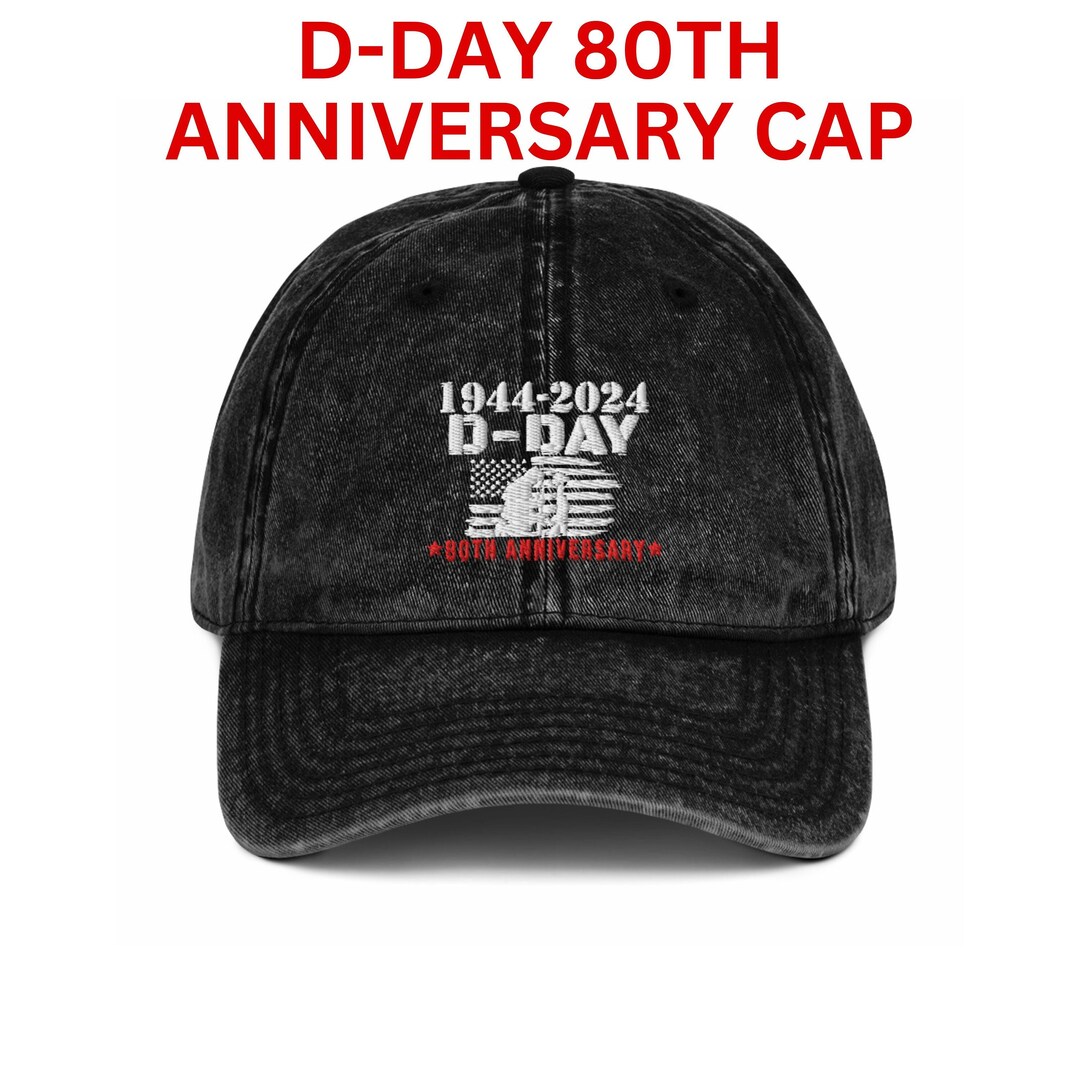 D-day 80th Anniversary Gift for D-day Anniversary Cap, D-day Baseball ...
